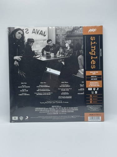 NEW Singles Vol. 1 Soundtrack 2LP On BLACK Vinyl Mondo Exclusive Import ...