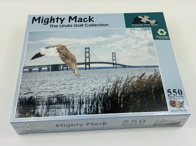 Mighty Mack Bridge 550 Pieces Eagle Jigsaw Puzzle The Linda Gall ...