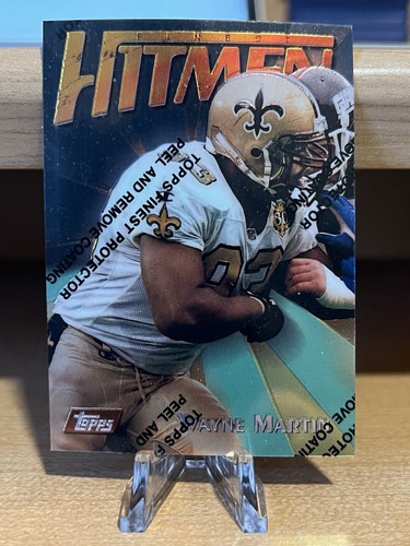 1997 Topps Finest Football NFL Hitmen Wayne Martin New Orleans Saints ...