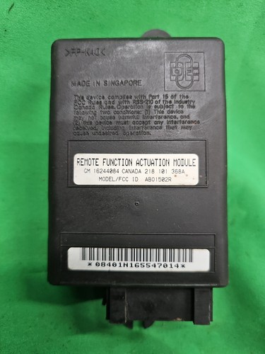 97+Chevrolet+Blazer+Remote+Function+Actuation+Module+16244084+OEM for ...