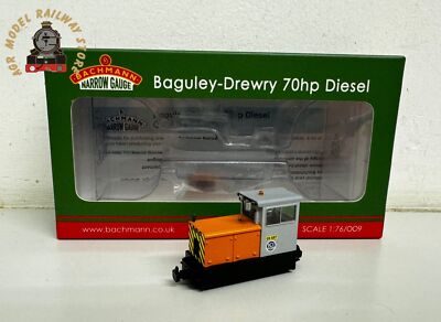 Bachmann 392-028 Narrow Gauge Baguley-Drewry 70hp Diesel ICI Orange ...