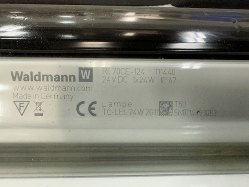WALDMANN SCHUTZROHRLEUCHTE RL70CE-124 24V DC 1X24W | eBay