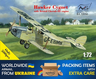 Hawker Cygnet With Bristol Cherub 1/72 Scale Plastic Model Kit Avis ...