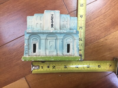 Theater Train Display Christmas House Putz Compo Plaster Paris HO Japan ...