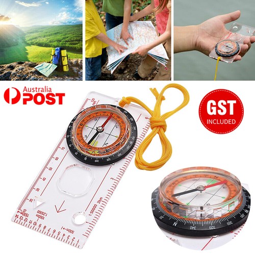Orienteering Baseplate Compass Lensatic Map Tactical Army Gear Hiking ...