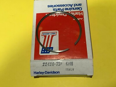 Harley-Davidson Aermacchi AMF NOS MX 250 Piston Ring 22420-75P | 22420 ...