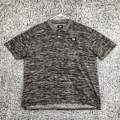 Ecko Shirt Mens 2XL Dark Heather Gray Polo Classic Preppy Golf Rhino ...