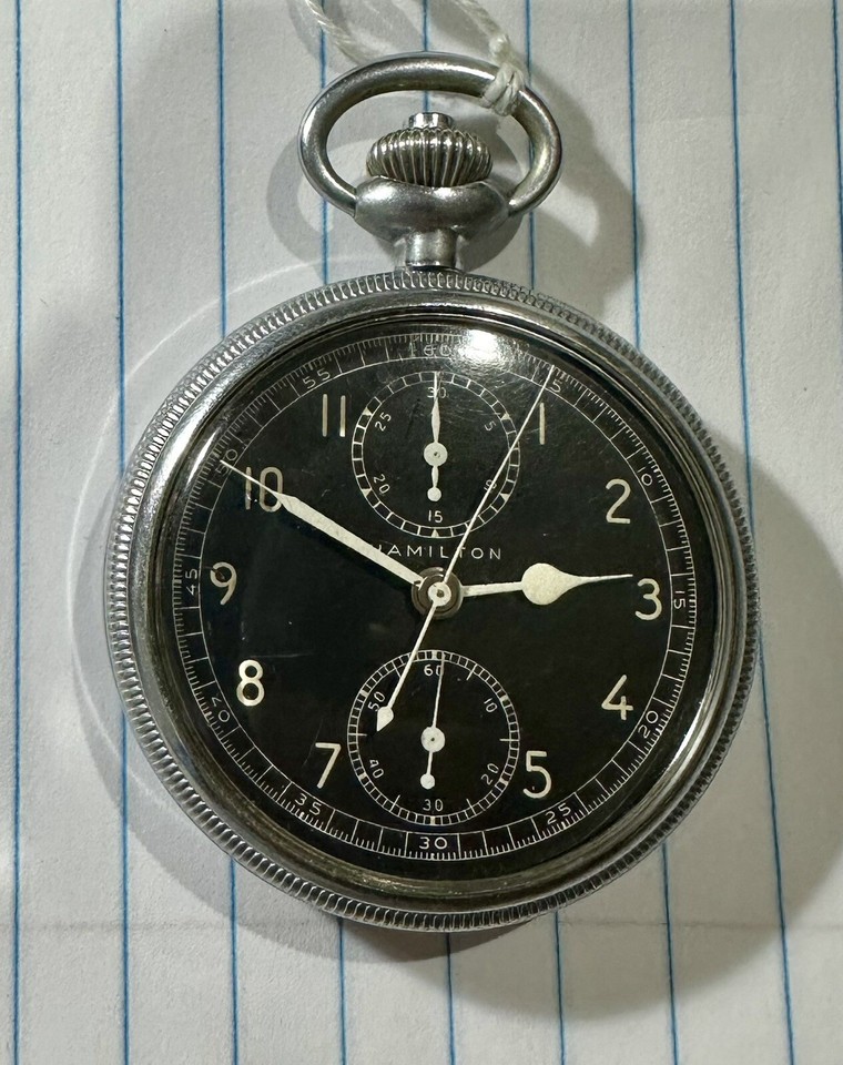 Genuine HANDS for Hamilton Model 23 / 4992B WW2 Military Pocket Watch ...