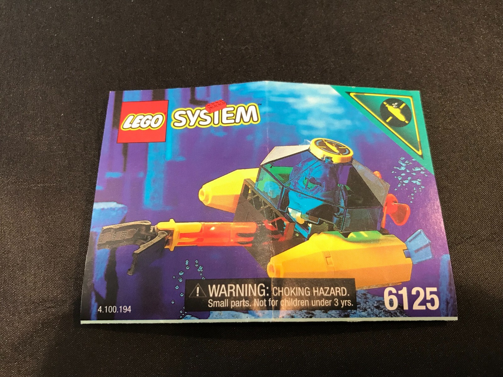 LEGO 6125 SYSTEM SEA SPRINT 9 Aquazone 100% Complete w/ Box ...