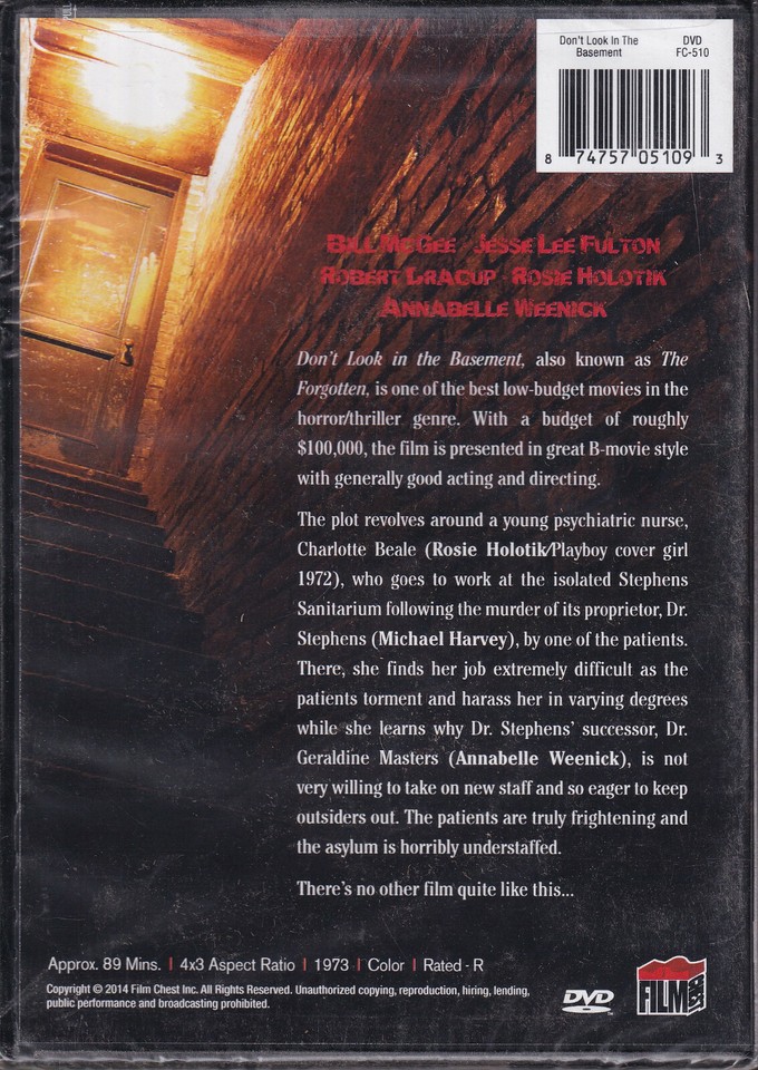 DON'T LOOK IN THE BASEMENT (DVD 2014) (V3) 874757051093| eBay