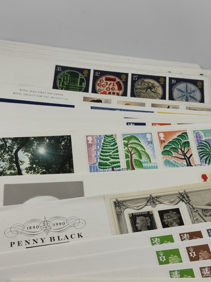 GB Royal Mail GPO First Day Cover Lot x118 1964–2002 With Inserts ...