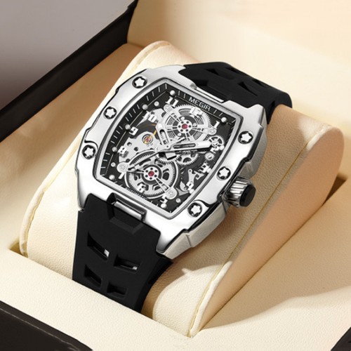 Waterproof Barrel-shaped Men's Sports Mechanical Watch | eBay