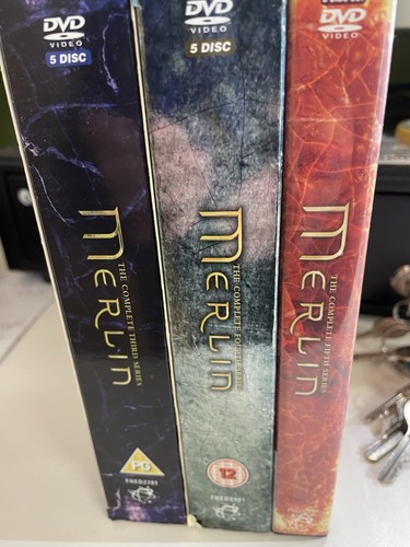 Merlin DVD - Box sets Series 3,4 & 5 (SAN9) | eBay UK