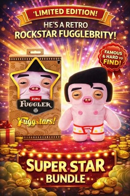 Fuggler Fuggstar Funny Ugly Monster ELVIS Plush Collectible | eBay