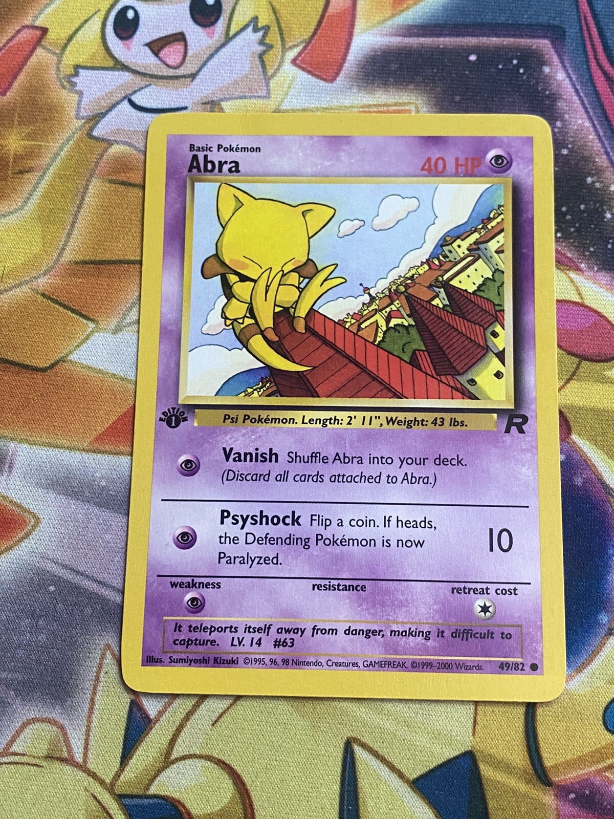 Abra Team Rocket 1st Edition Near Mint 49/82 Pokemon Card | eBay