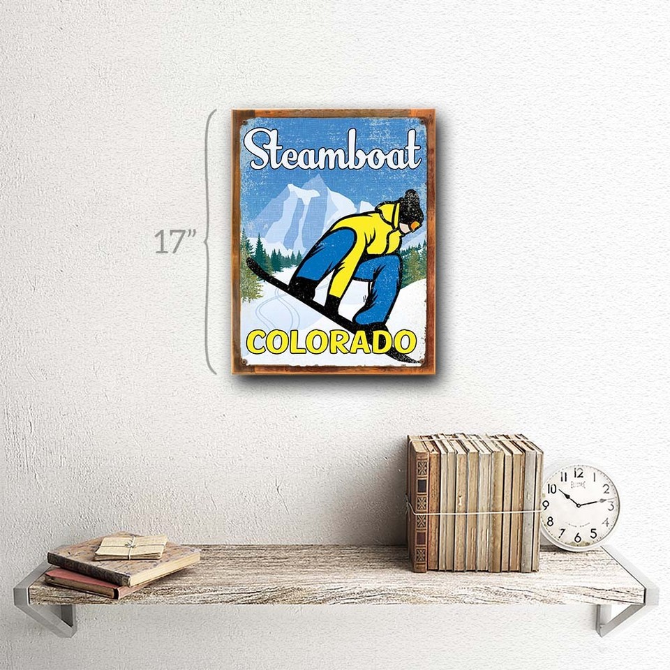 Steamboat Colorado Metal Sign; Wall Decor for Vacation Home | eBay