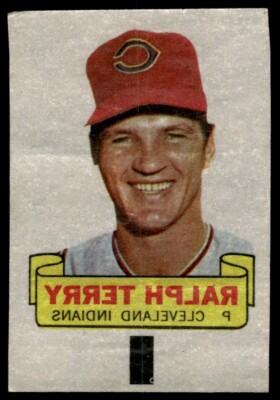 1966 Topps Rub-Offs Ralph Terry Cleveland Indians | eBay