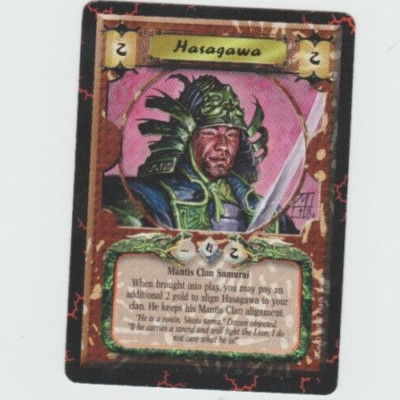 Hasagawa legend of the five rings ccg 1997 Mantis clan | eBay