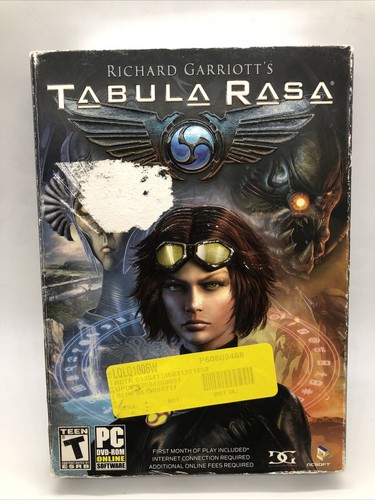 Richard Garriotts Tabula Rasa - PC Game - New | eBay