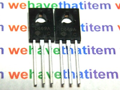 2SD669A / TRANSISTOR / TO126 / 2 PIECES / (qzty) | eBay
