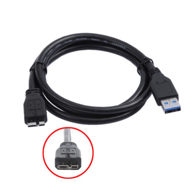 USB PC Charger Data Cable Cord For TOSHIBA HDTB320XK3CA 2TB Portable ...