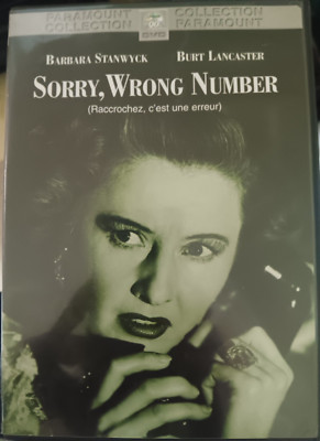 Sorry, Wrong Number (DVD) Barbara Stanwyck, VERY GOOD | eBay