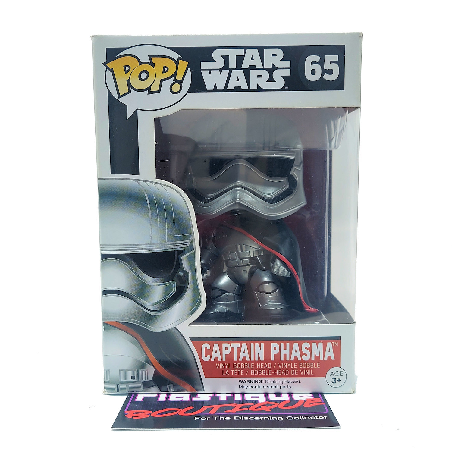 Funko Pop Star Wars Captain Phasma #65 UNOPENED BOX MOVIES TELEVISION ...