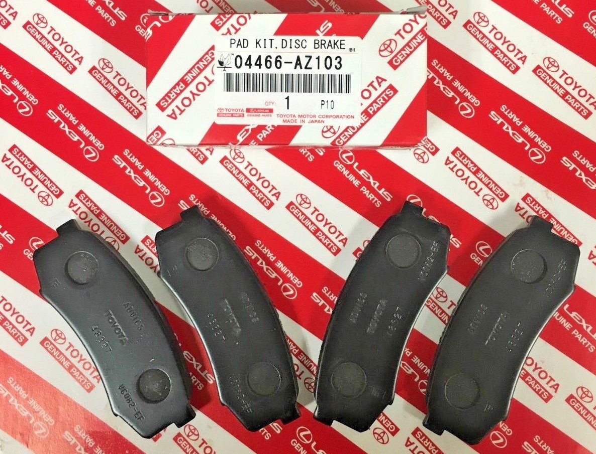 2007-2014 TOYOTA FJ CRUISER REAR CERAMIC BRAKE PADS GENUINE OEM 04466 ...