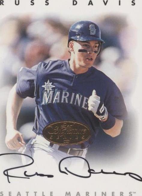 1996 Leaf Signature Series - Autographs Russ Davis Gold (AU) for sale ...
