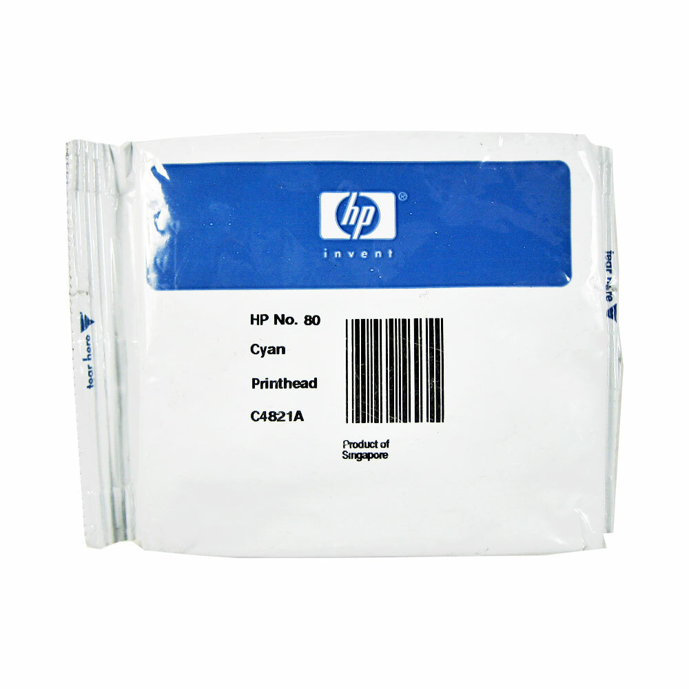 Genuine HP 80 Cyan Printhead ONLY C4821A DesignJet 1050 1055 | eBay