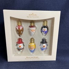 Hallmark Keepsake 2006 Merry and Bright Miniature Christmas Ornaments ...