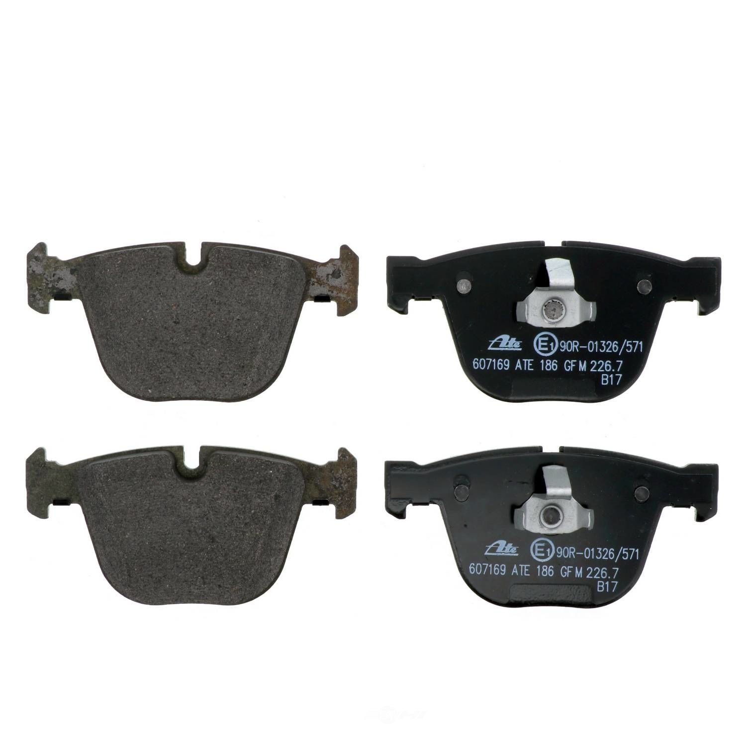 Disc Brake Pad Set-Original Disc Brake Pads ATE 607169 for sale online ...