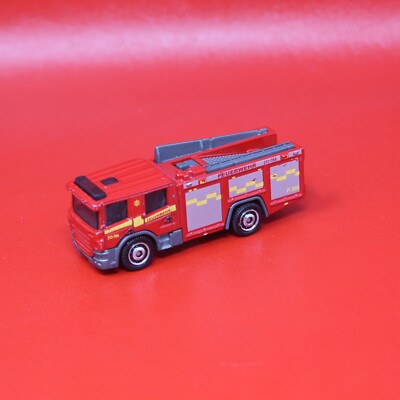 2018 Matchbox #56 Scania P360 Fire Engine Red 1:64 Loose MBX Fire Truck ...