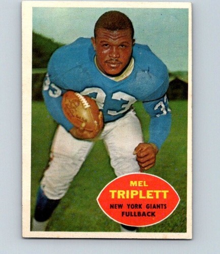 1960 TOPPS FOOTBALL #73 MEL TRIPLETT NRMT KA | eBay