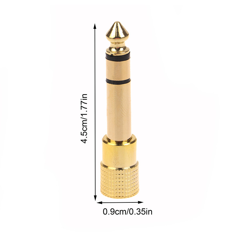 2pcs 6.5mm 6.35mm To 3.5mm Male To Feamle Audio Cable Adapter Jack To ...