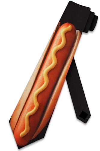 Three Rooker Hot Dog Ties Food Neckties foot long tie Mens Necktie | eBay