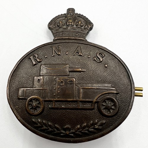 Genuine WW1 RNAS Royal Naval Air Service Armoured Car Company Cap ...