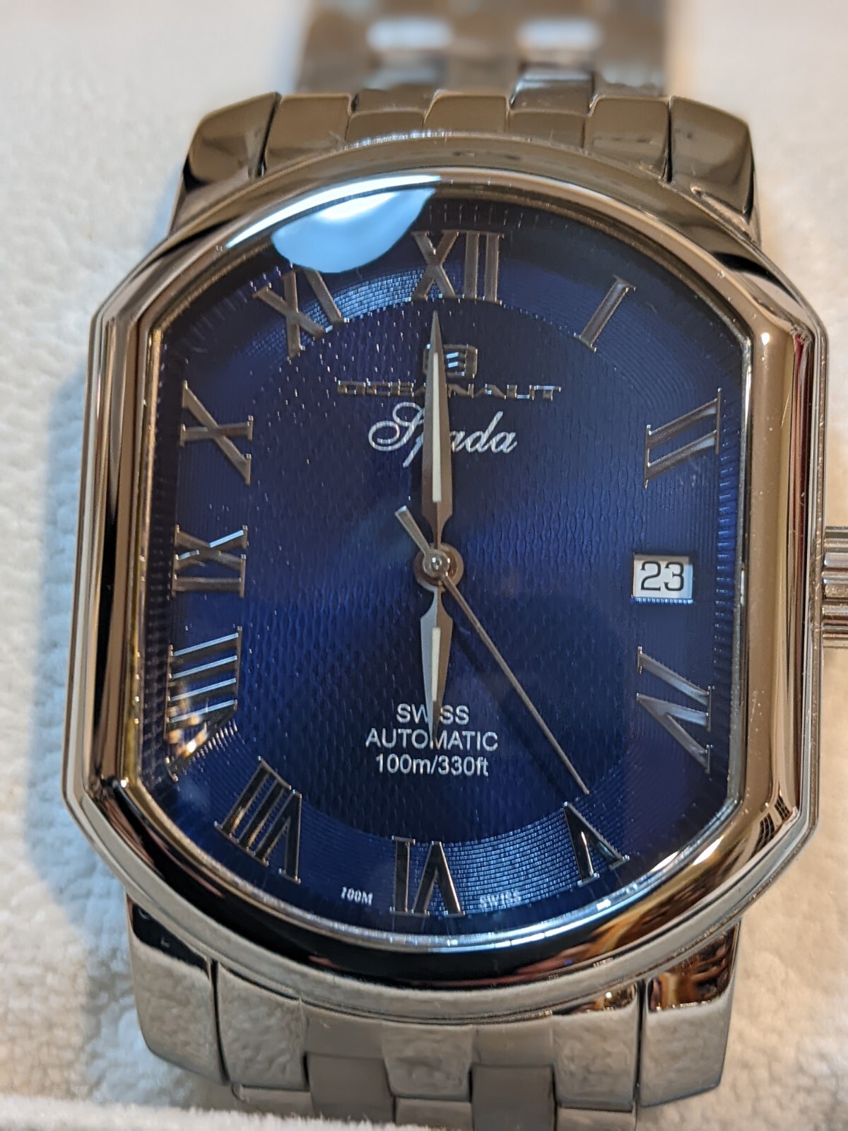 NEW OCEANAUT SPADA Men’s Luxury Swiss Automatic Watch 100m AT131103 25 ...