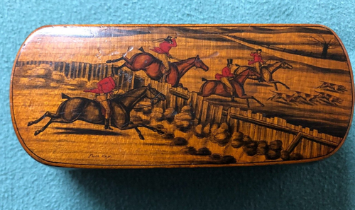 Magnificent Hand Painted Fly Box-C.1830-With Provenence & Snelled Flies ...