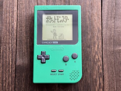 Nintendo Game Boy Pocket Green Handheld System MGB-001 Tested & Working ...
