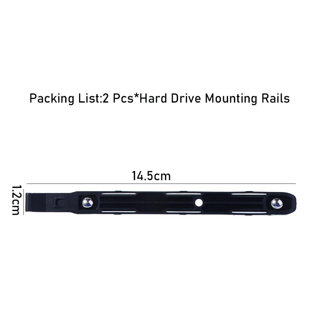 2Pcs Chassis Hard Drive Mounting Rails Hard Drive Rails for 3.5in HDD ...