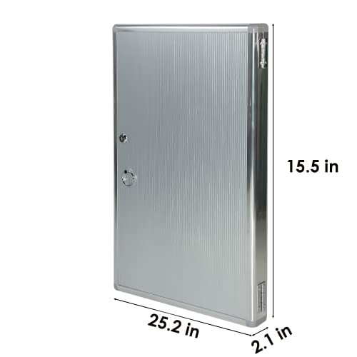 Wall Mount 96 Position Key Boxlarge Key Cabinet Lock Box Key Storage ...