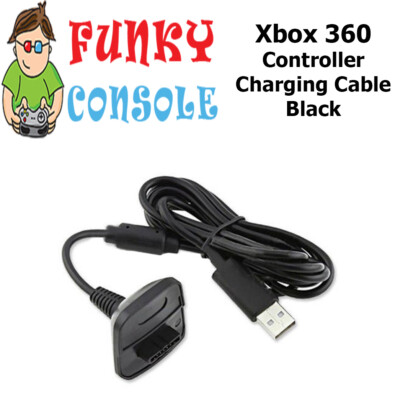 XBOX 360 Plug and Play Charging USB Cable for Wireless Controller ...