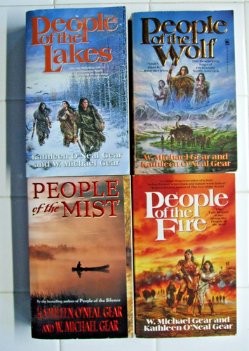 W Michael Gear & Kathleen O'Neal Gear Lot of 8 Paperbacks 7 "People ...