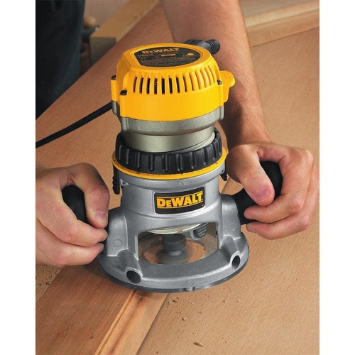 DEWALT Fixed + Plunge Base Router Kit 2-1/4 Horsepower 12-Amp Corded ...