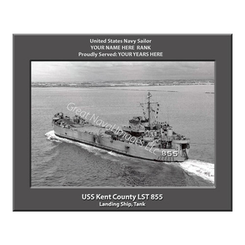 USS Kent County LST-855 Personalized Canvas Ship Photo Print Navy | eBay