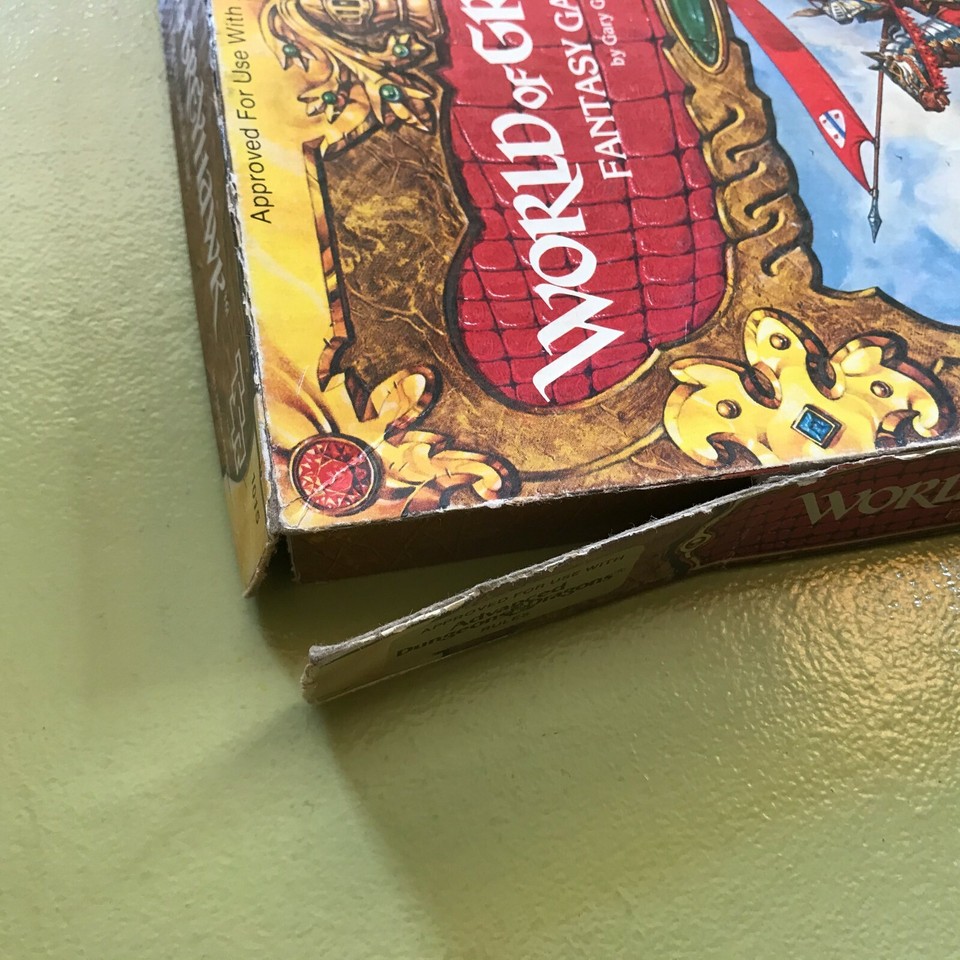 TSR Dungeons & Dragons World of Greyhawk Box Set AD&D Gary Gygax maps ...