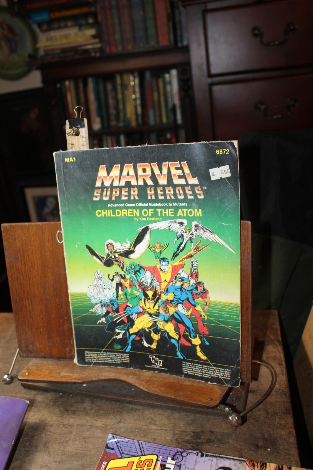 1986 TSR RPG Role Playing Game Marvel Super Heroes Children of the Atom ...