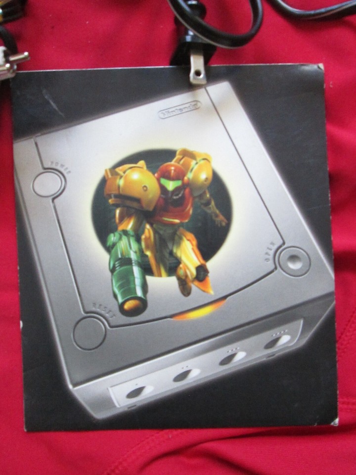 Nintendo GameCube Metroid Prime Limited Edition Platinum Console! READ ...