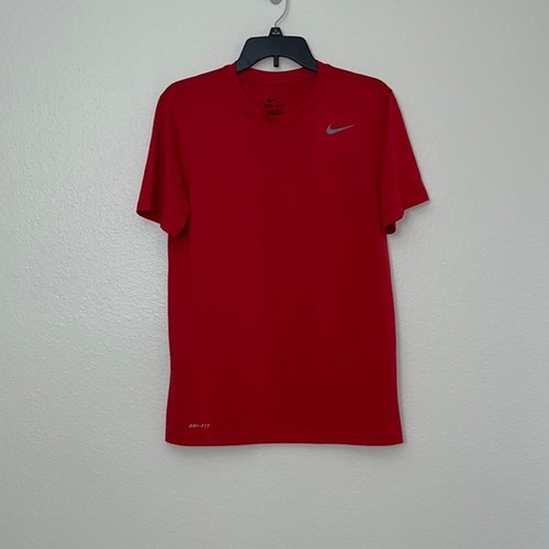 Nike Dri Fit Men’s athletic Top Red Small | eBay